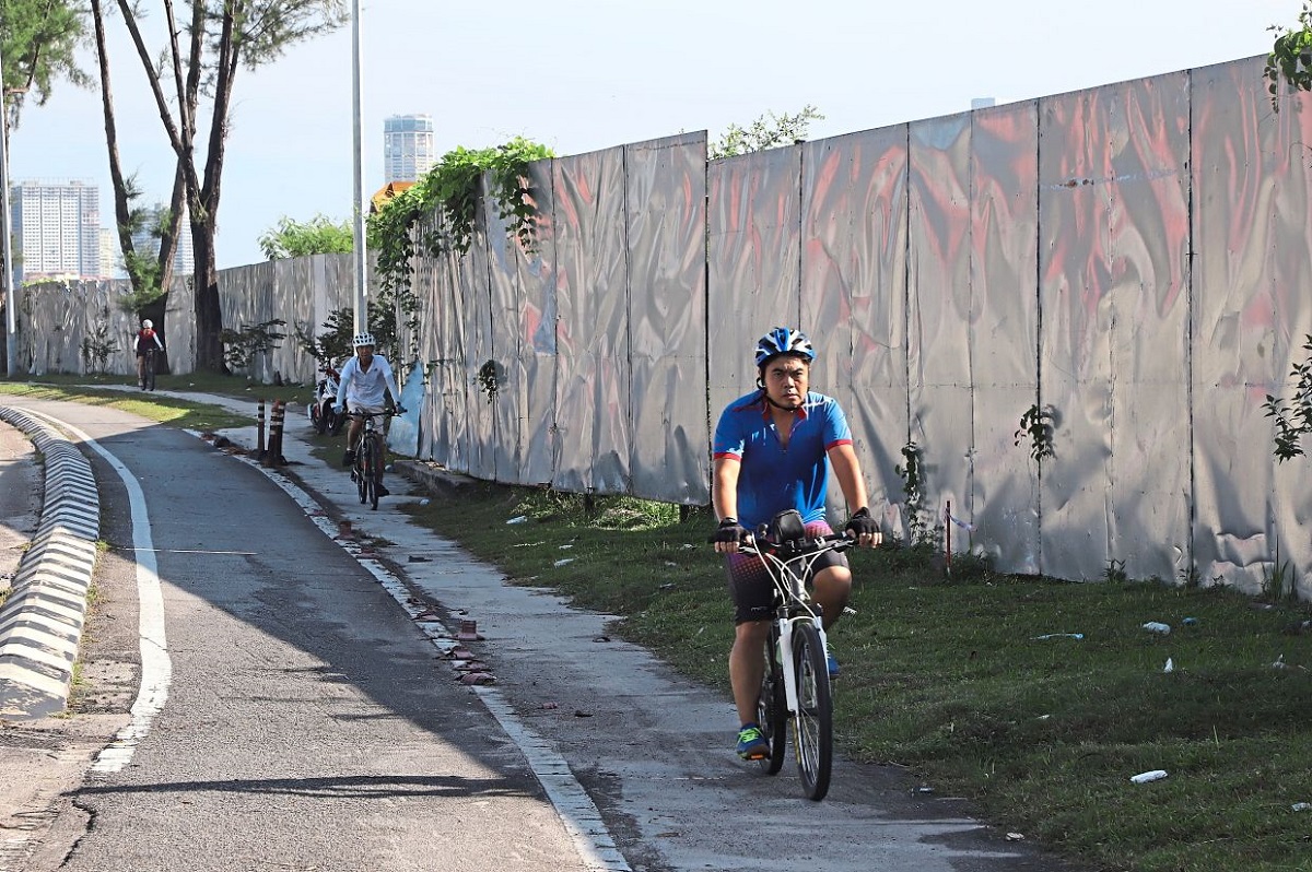 Temporary Bike Lane Opens | IJM Land